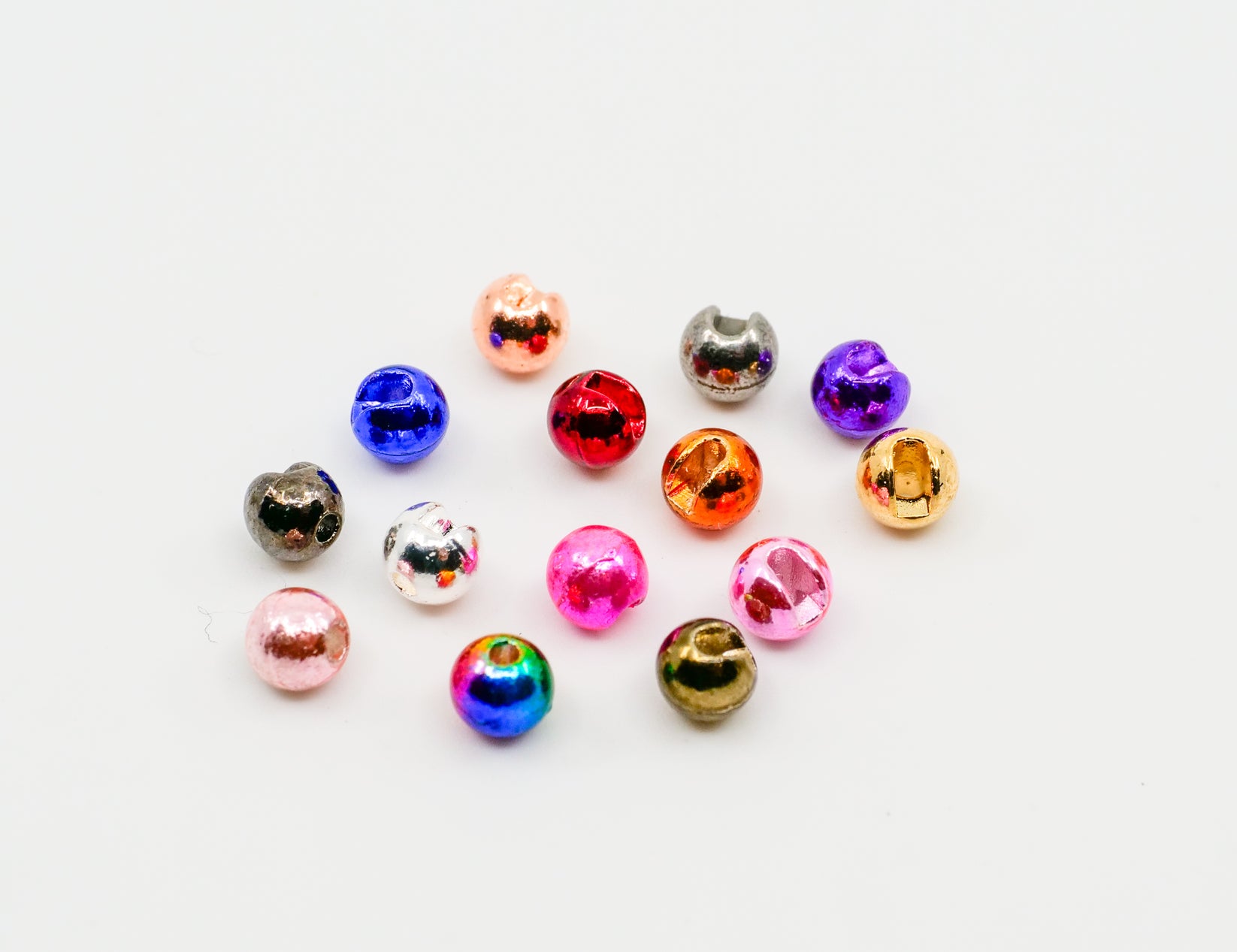 Tactical Fly Fisher Slotted Tungsten Beads 50 Pack (Standard and Metal